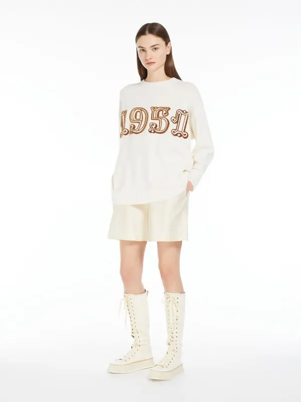 Max Mara Wool And Cashmere Jumper - White