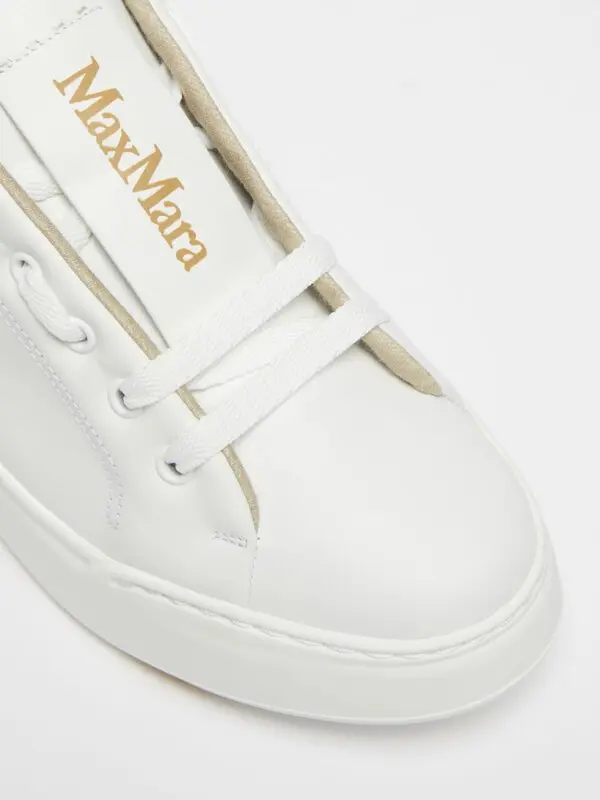 Max Mara Leather Sneakers