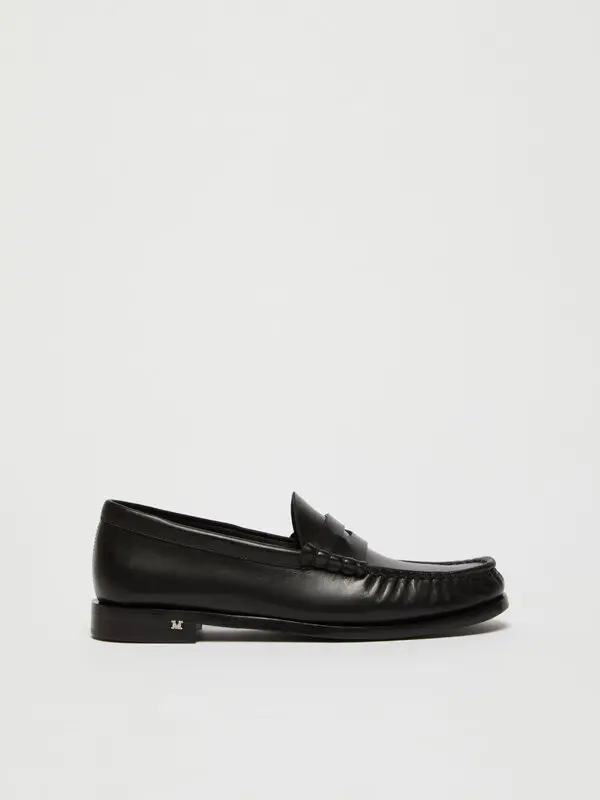 Max Mara Classic Leather Loafers