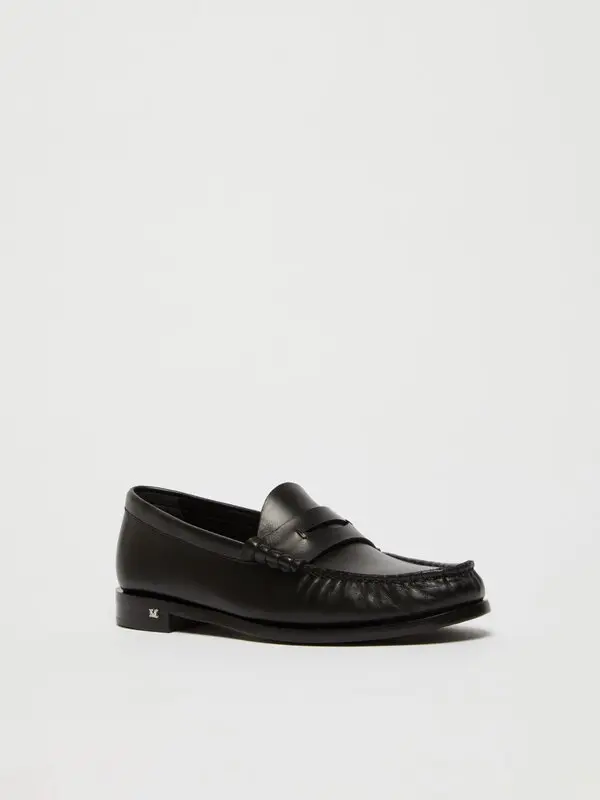Max Mara Classic Leather Loafers