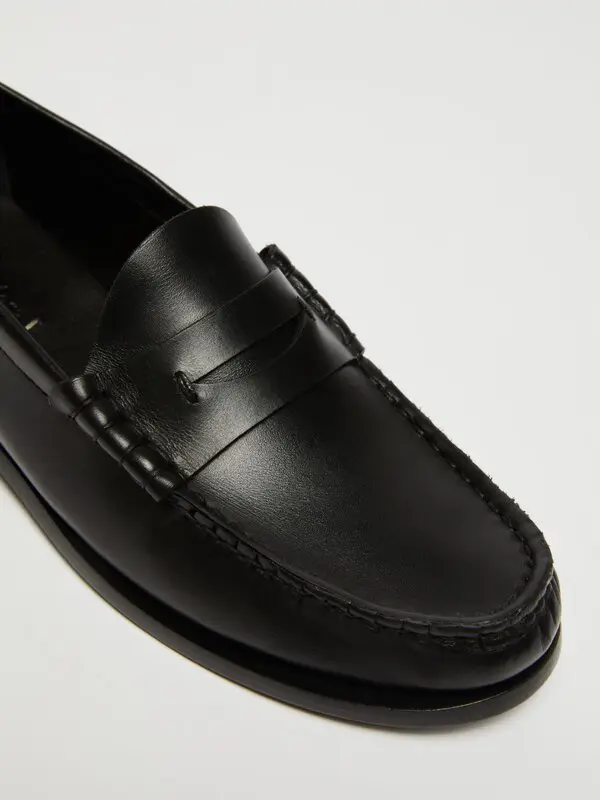Max Mara Classic Leather Loafers