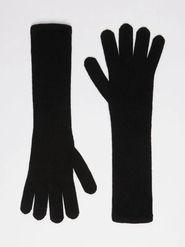 Max Mara Cashmere Gloves - Black