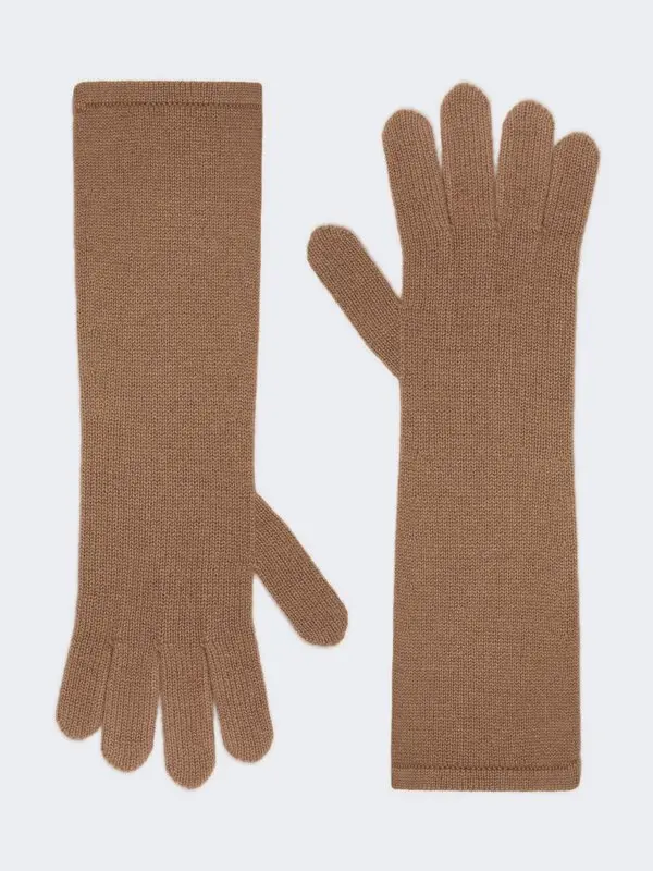 Max Mara Cashmere Gloves - Camel