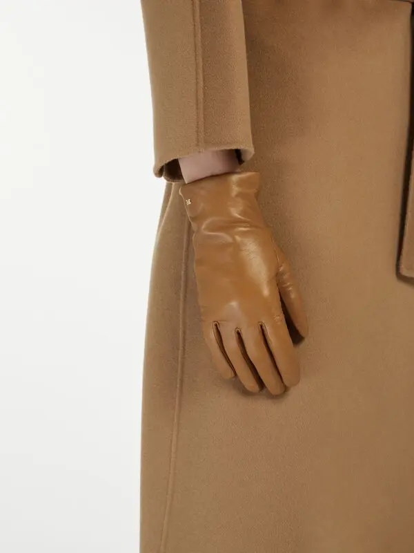 Max Mara Nappa Leather Gloves