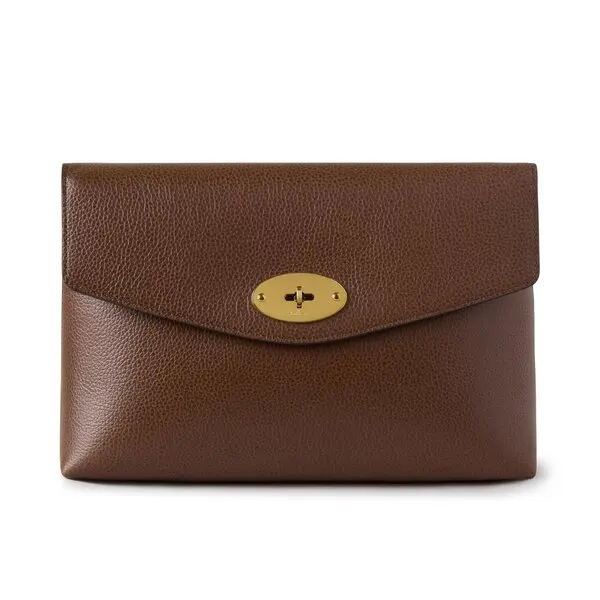 Mulberry Large Darley Cosmetic Pouch - Oak