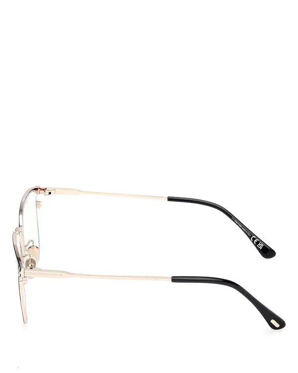 TOM FORD 56mm Square Optical Eyeglasses