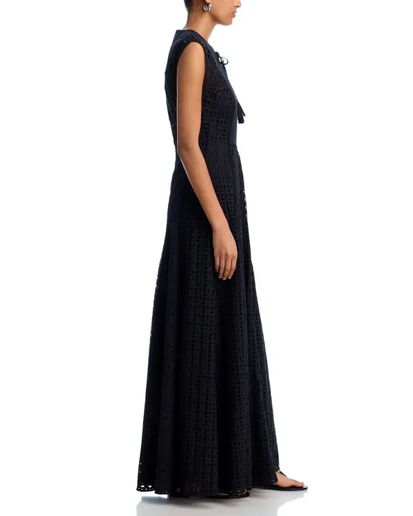 alina eyelet maxi dress Alina Eyelet Maxi Dress
