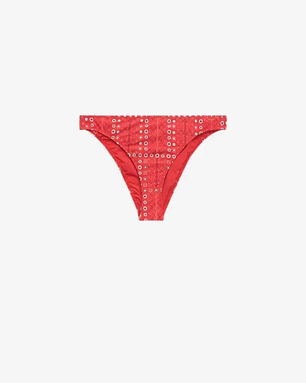 Isabel Marant Saly Bikini Bottom - Red