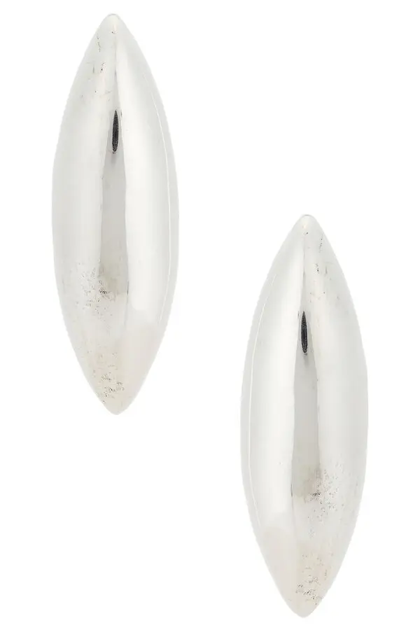 Magda Butrym Sculptural Dangle Earrings - Silver