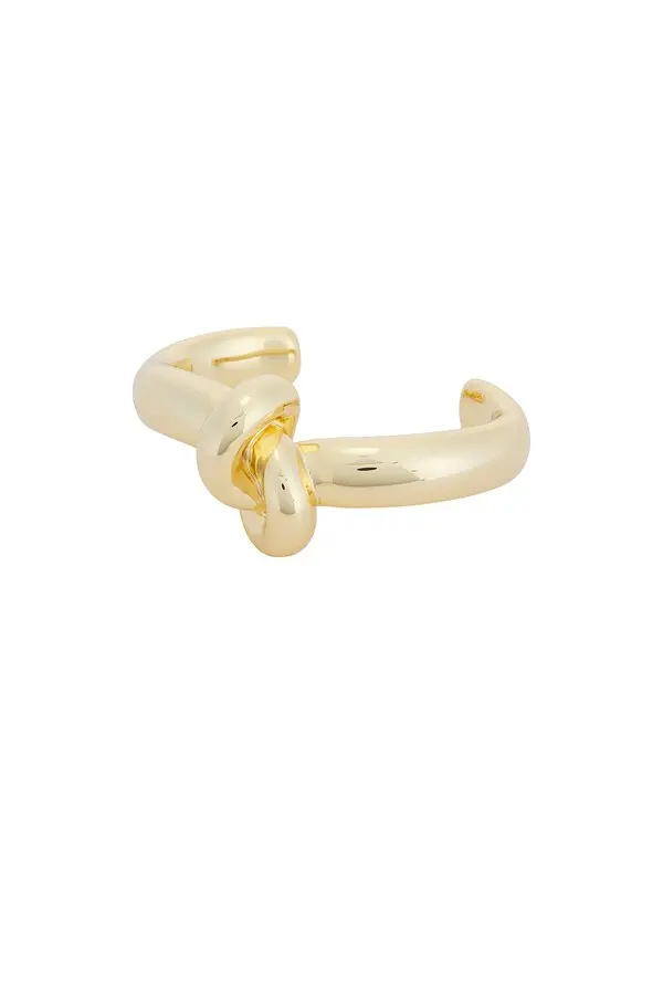 JENNIFER FISHER Knot Cuff Bracelet - Yellow Gold