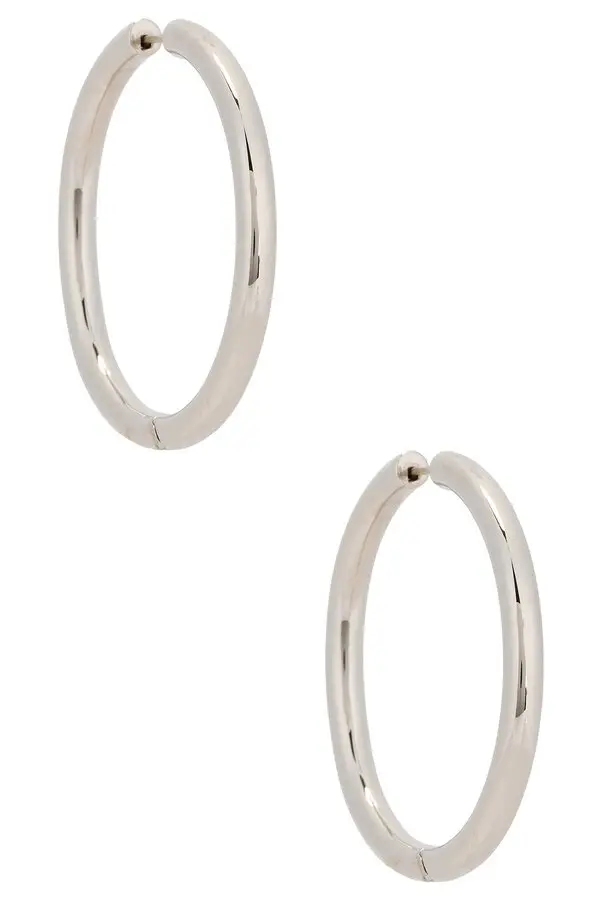 JENNIFER FISHER Lilly Baby Hoop Earrings - Silver