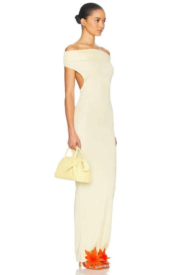 Helsa Aaliyah Maxi Knit Dress - Butter Yellow