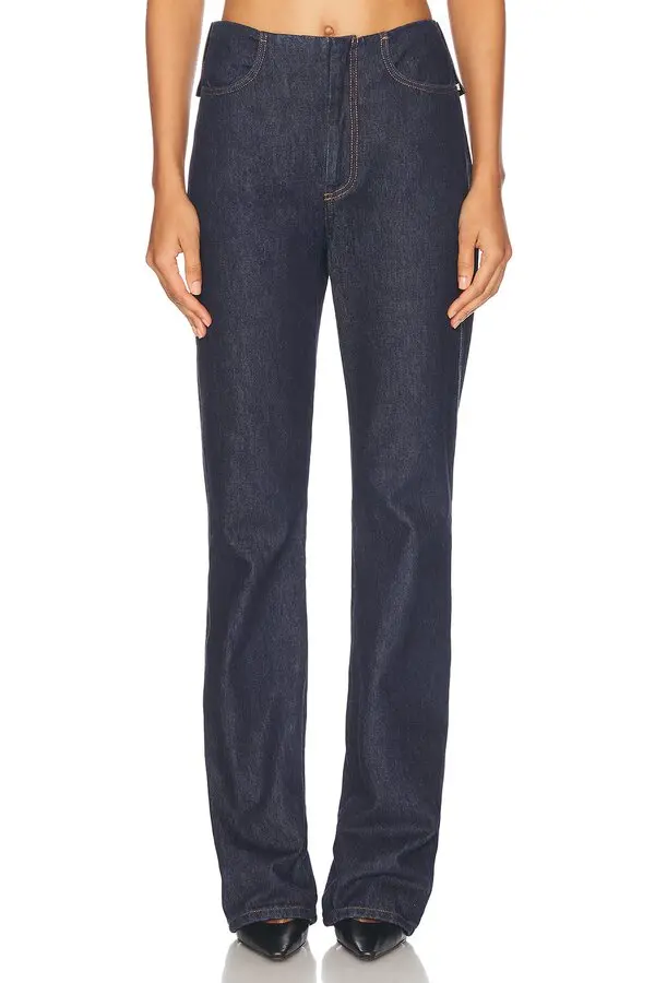 Sportmax Aligi Split Hem Leg Jeans