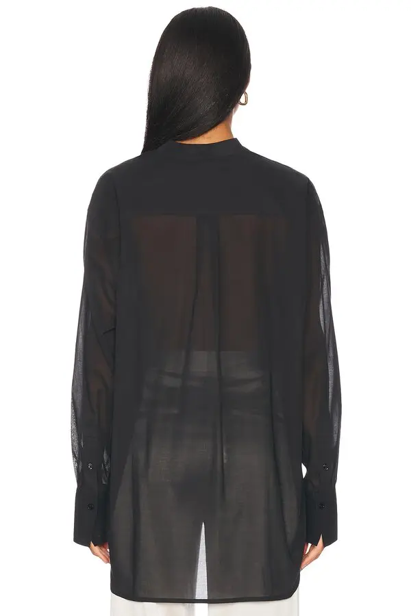TOTEME Stand Collar Top