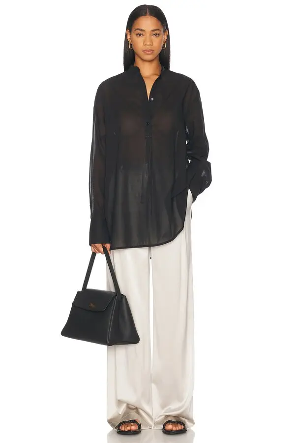TOTEME Stand Collar Top