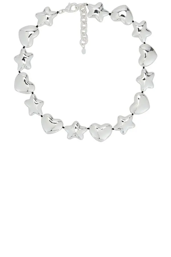 Sandy Liang Beans Necklace - Silver