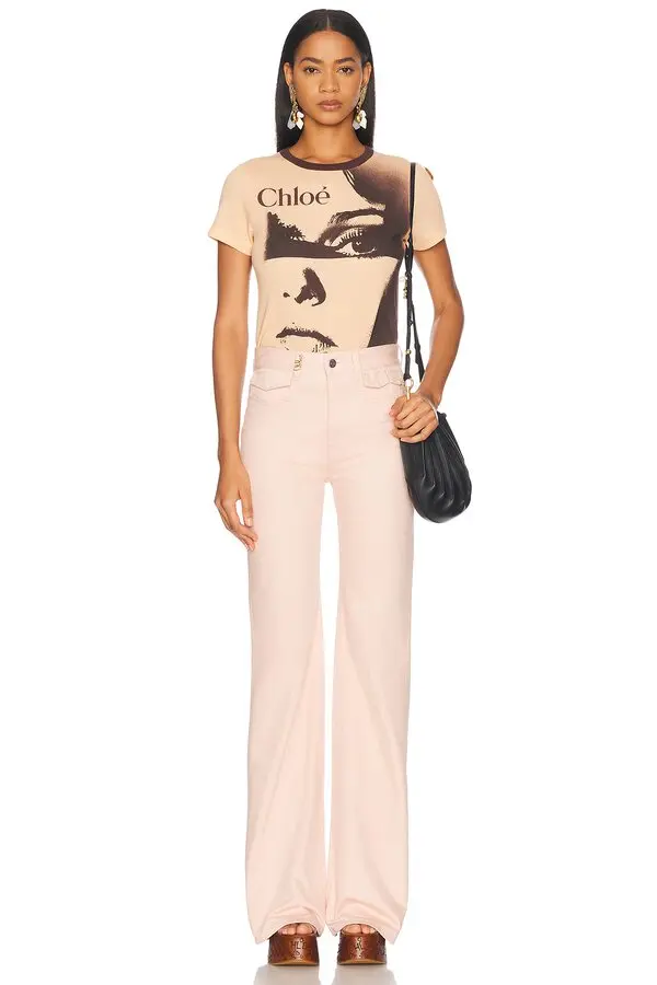 Chloé Portrait Print Tee