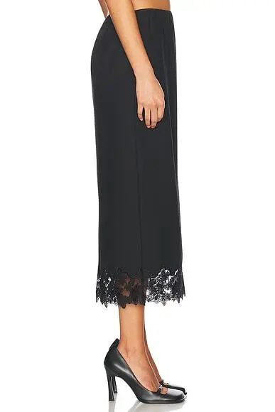 HELSA Suit Midi Skirt With Lace