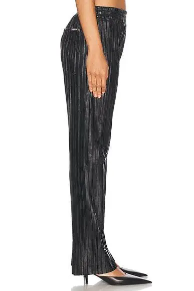 Helmut Lang Pleated Leather Pant