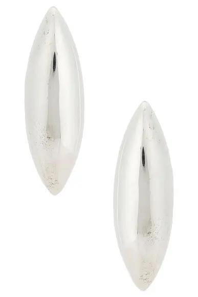 Magda Butrym Sculptural Dangle Earrings - Silver