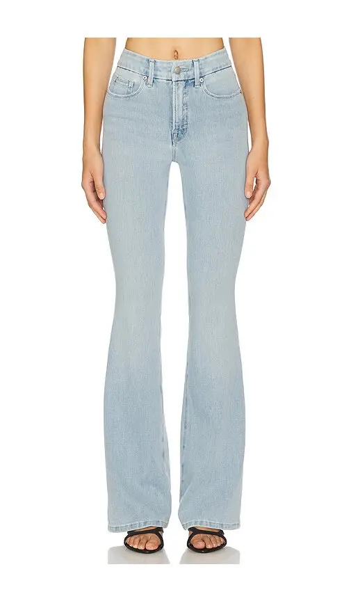 Good American Good Legs Flare Jeans - Blue