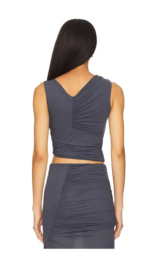 INDAH Ari Solid V Neck Top