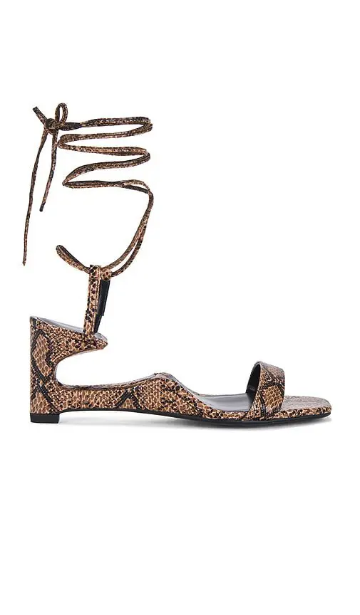 Jeffrey Campbell Reversed Strappy Sandals - Brown