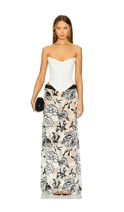 NUE STUDIO Camellia Corset Top