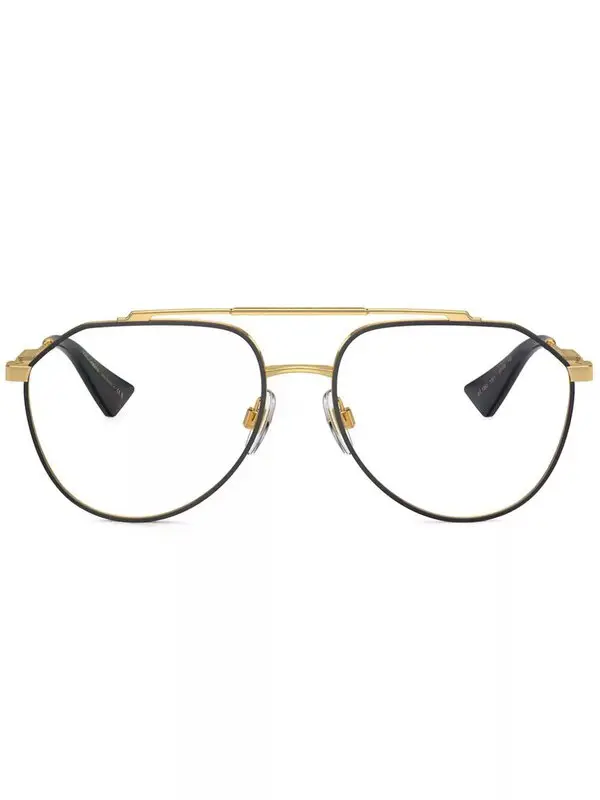 Dolce & Gabbana Pilot-frame Glasses - Gold