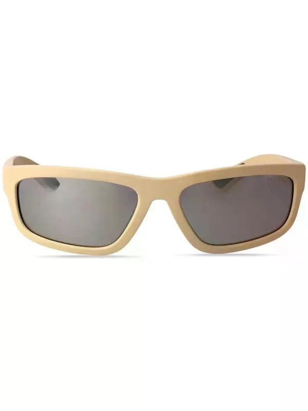 Prada Rectangle-frame Sunglasses - Neutrals