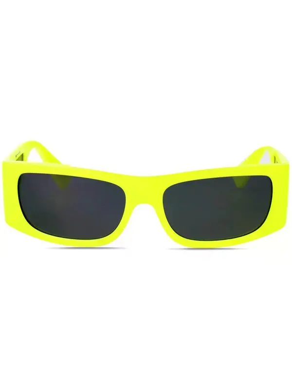 Versace Rectangle-frame Sunglasses - Yellow