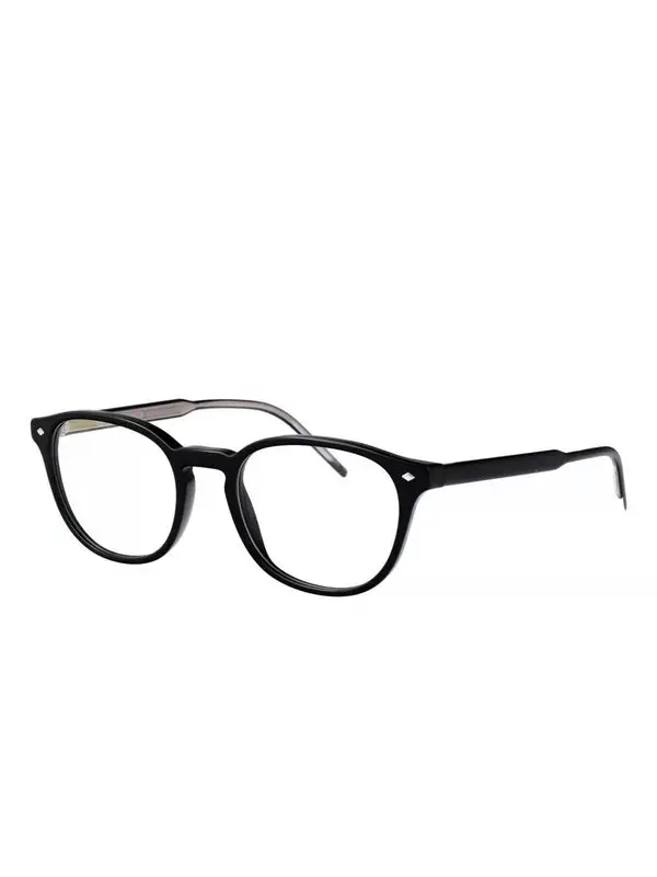 Giorgio Armani Round Frame Glasses - Black