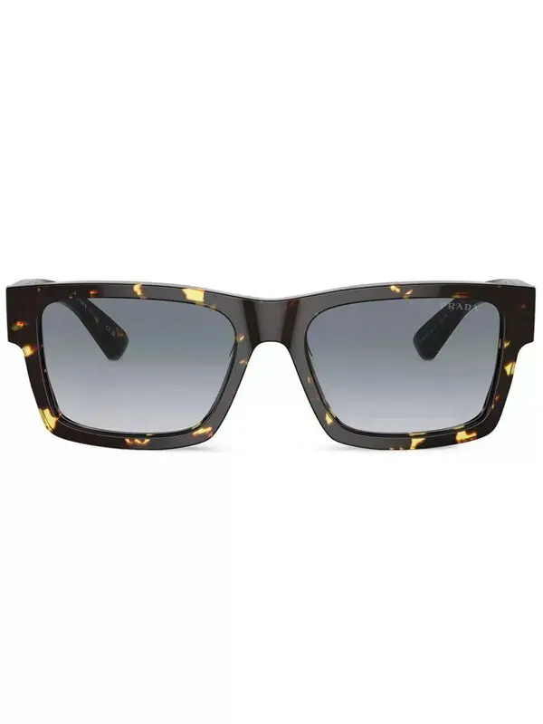 Prada Square-frame Tortoiseshell Sunglasses - Black