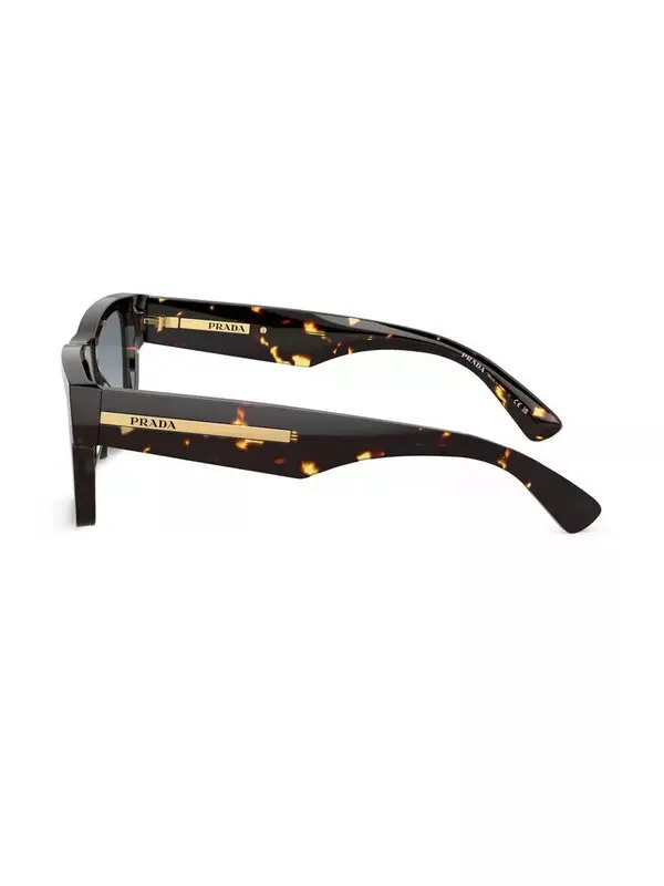 Prada Square-frame Tortoiseshell Sunglasses