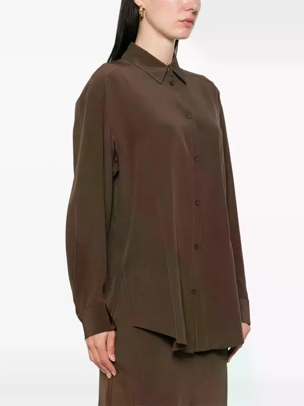 Matteau Silk Shirt - Brown
