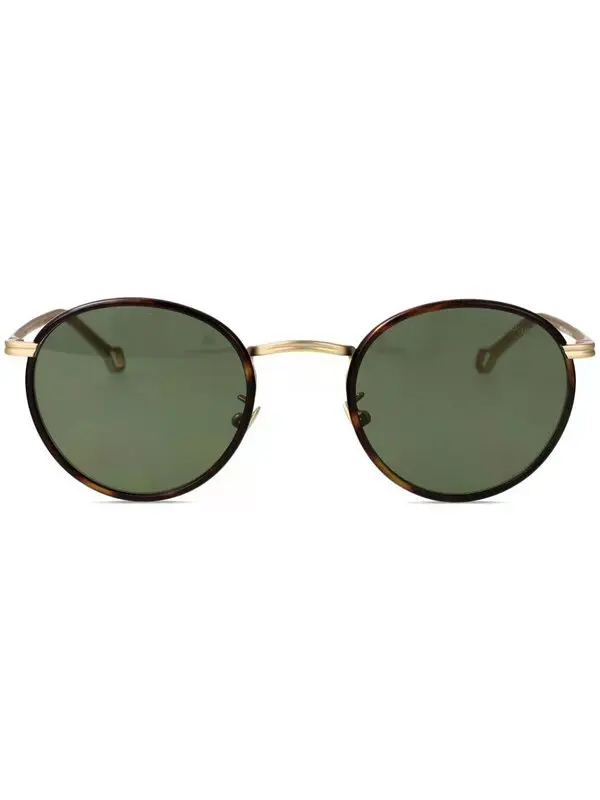 Giorgio Armani Round Frame Sunglasses - Gold