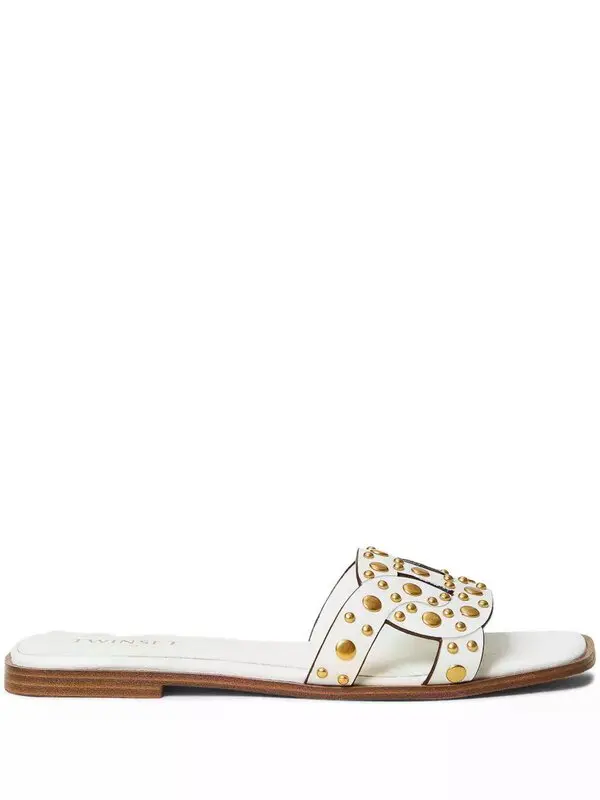 TWINSET Stud-embellished Slides