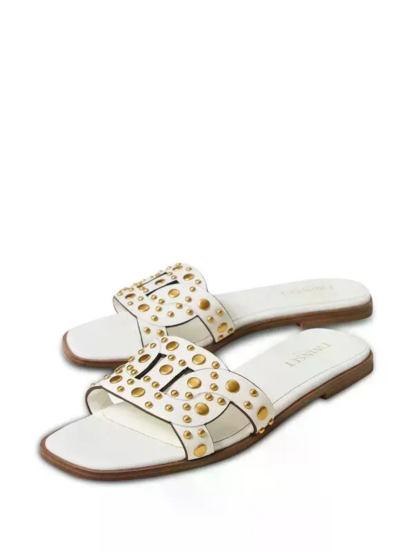TWINSET Stud-embellished Slides