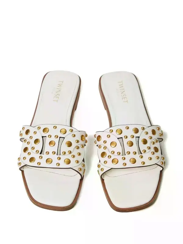 TWINSET Stud-embellished Slides