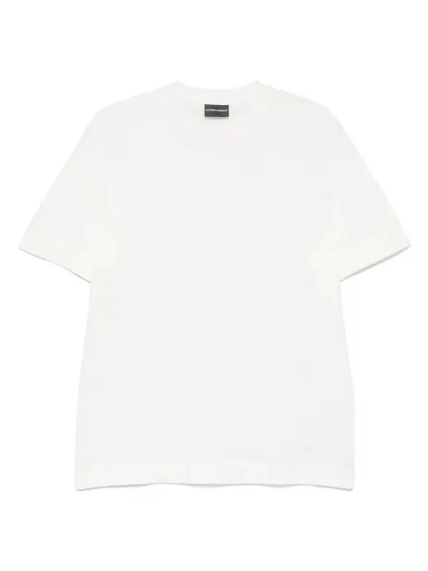 Emporio Armani Textured T-shirt - White