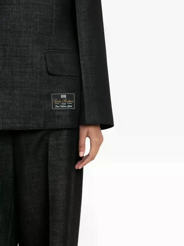 Victoria Beckham Seam-embellished Blazer - Black
