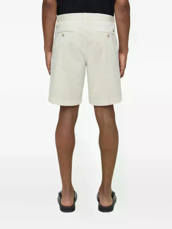 Closed Logo-patch Shorts - White