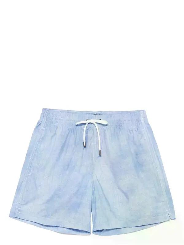 Canali Drawstring Swim Shorts - Blue