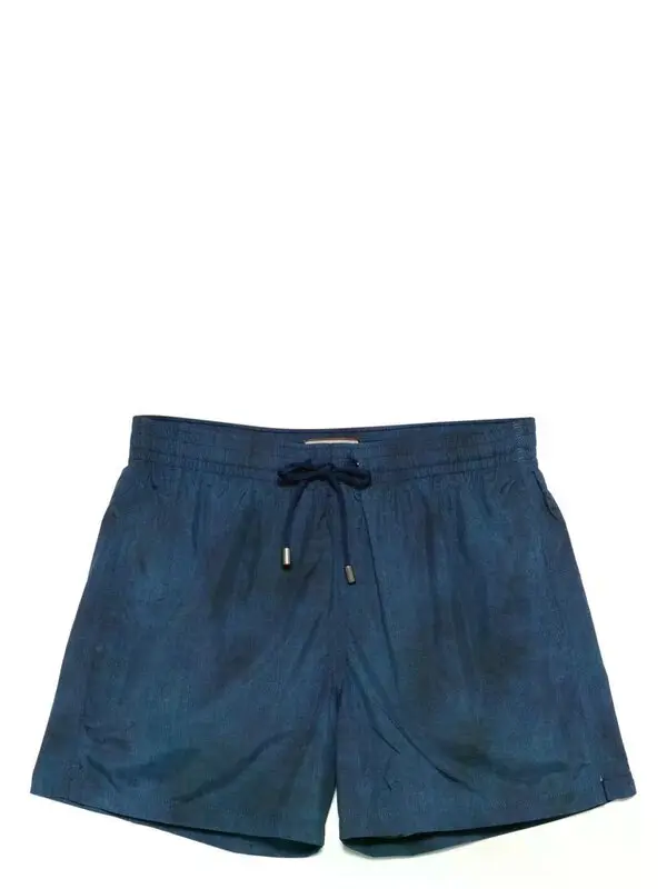 Canali Drawstring Swim Shorts - Blue