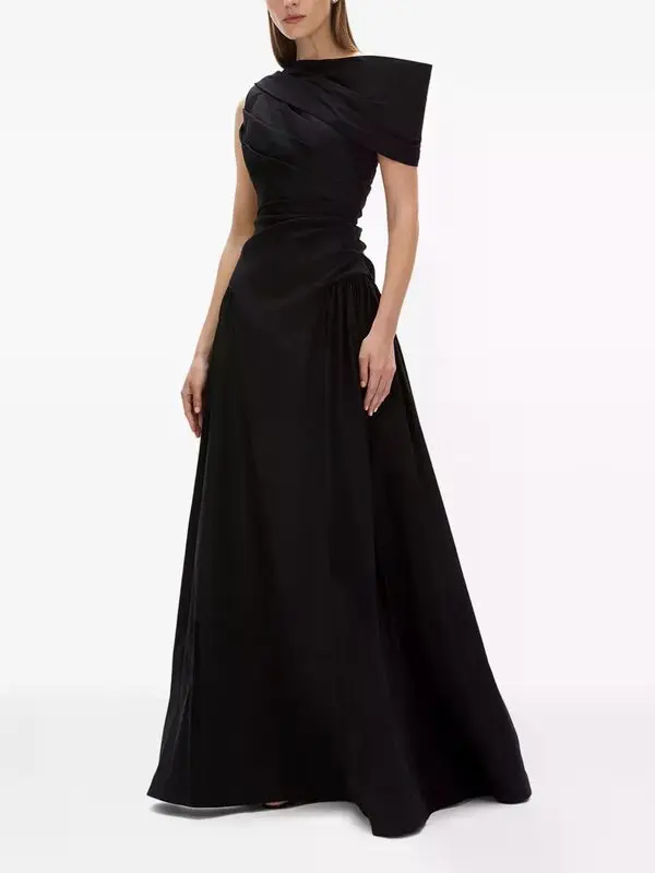 rachel gilbert evening dresses Jade Pool – Original New Chinese Style Evening Gown for Engagement & rich powder / M main image 0