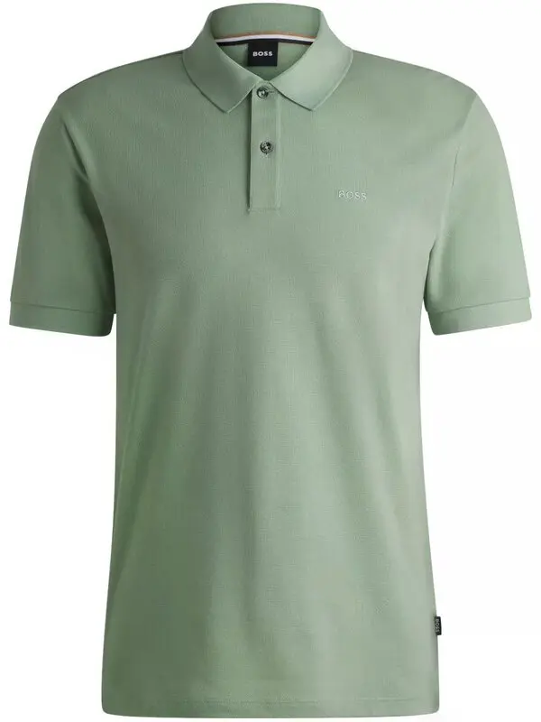 BOSS Cotton Polo Shirt - Green