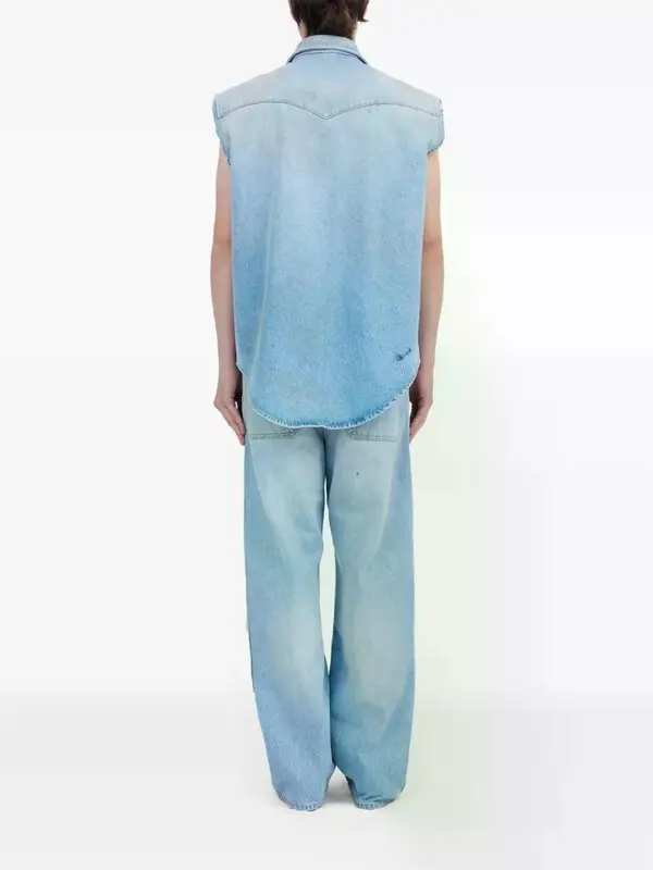 MAISON MARGIELA Sleeveless Denim Shirt