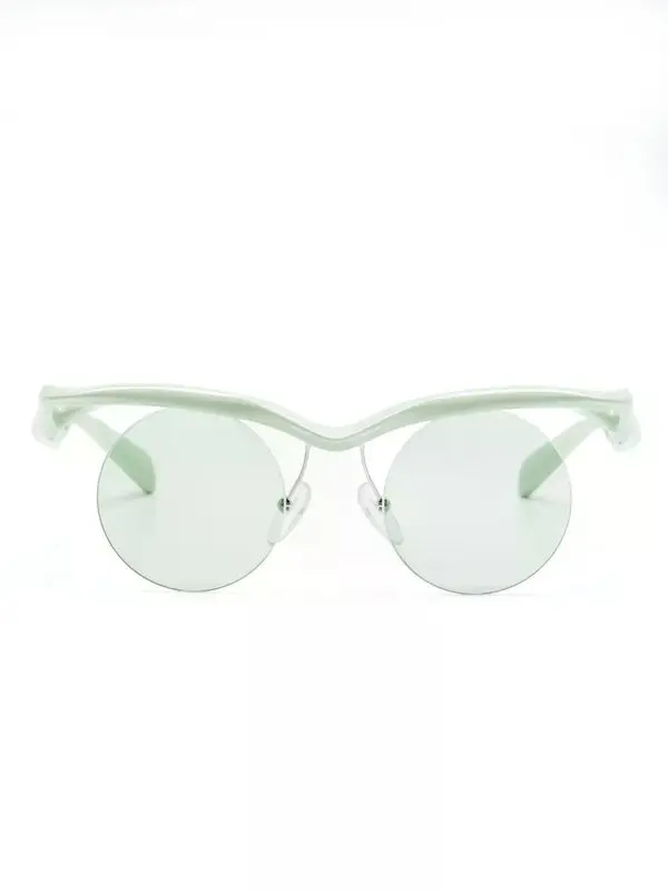 Prada Round-frame Sunglasses - Green
