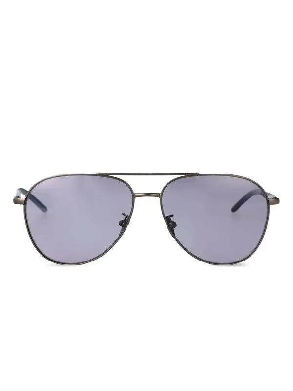 Giorgio Armani Navigator-frame Sunglasses - Silver