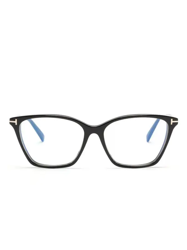 TOM FORD Rectangle-frame Glasses - Black